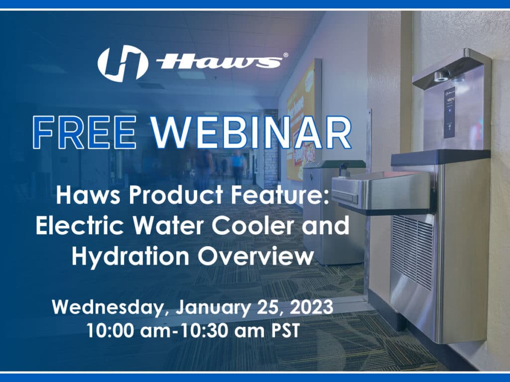 Haws Product Feature: Electric Water Cooler and Hydration Overview ...