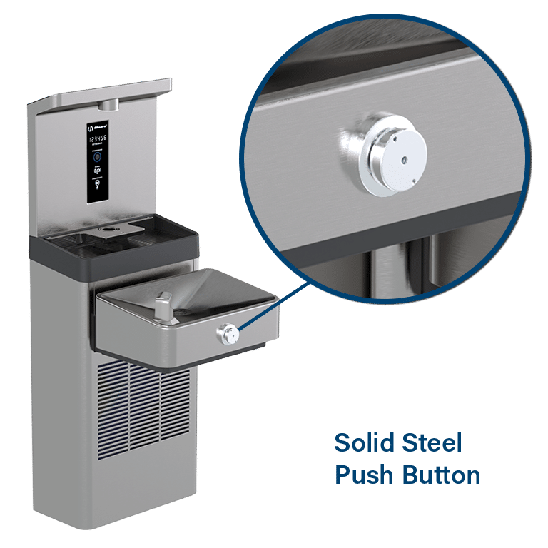 1211SV - Vandal Resistant Bottle Filling Station and Single Drinking ...